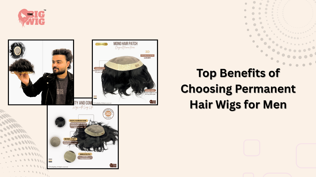 Top Benefits of Choosing Permanent Hair Wigs for Men | Cancerwig – The ...