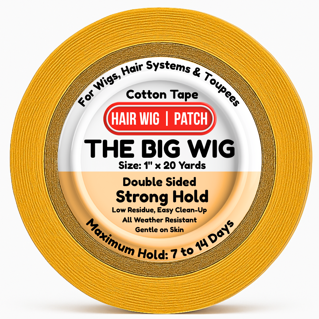 Hair Wig Tape – Ultra Hold, Waterproof, Skin-Friendly | 1” x 20m Roll ...