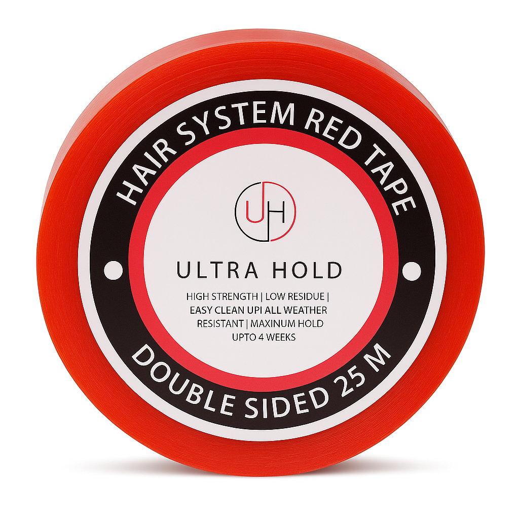 Transparent Red Hair Wig Tape – Base Protection & Low Residue | Ultra ...